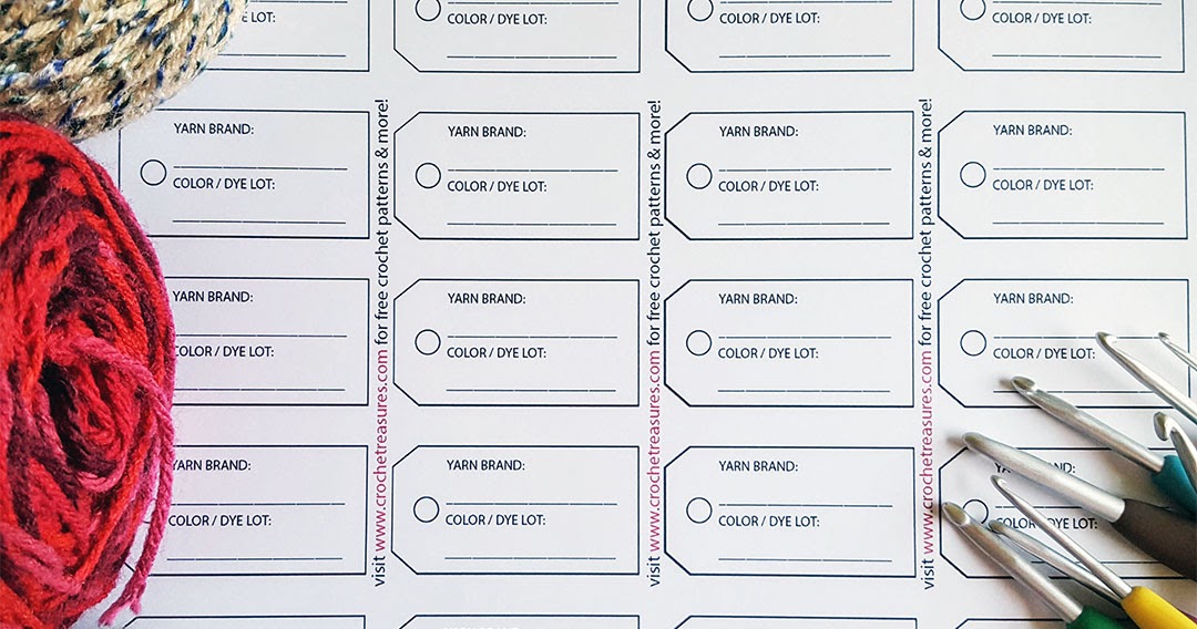 Crochet Treasures: Free Printable Yarn Tags