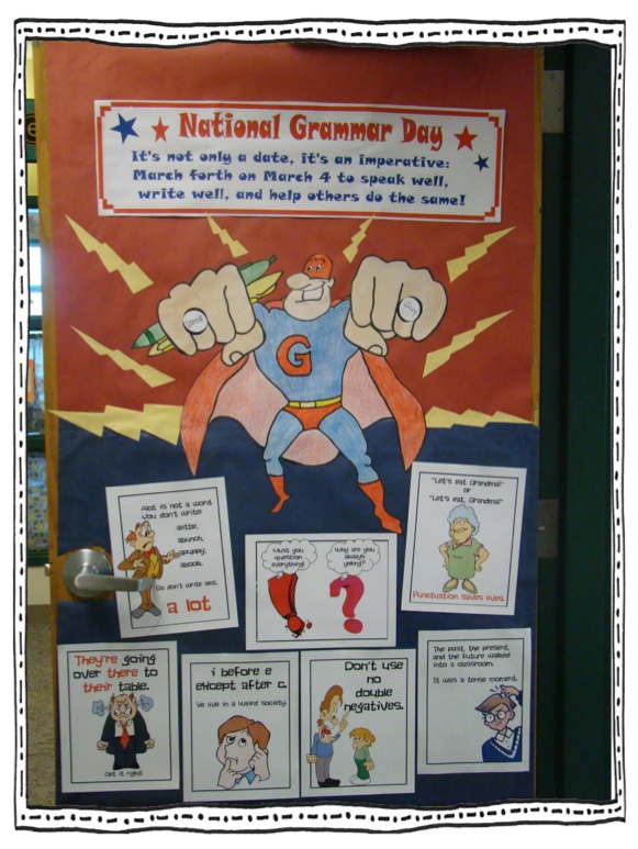 A Full Classroom: National Grammar Day