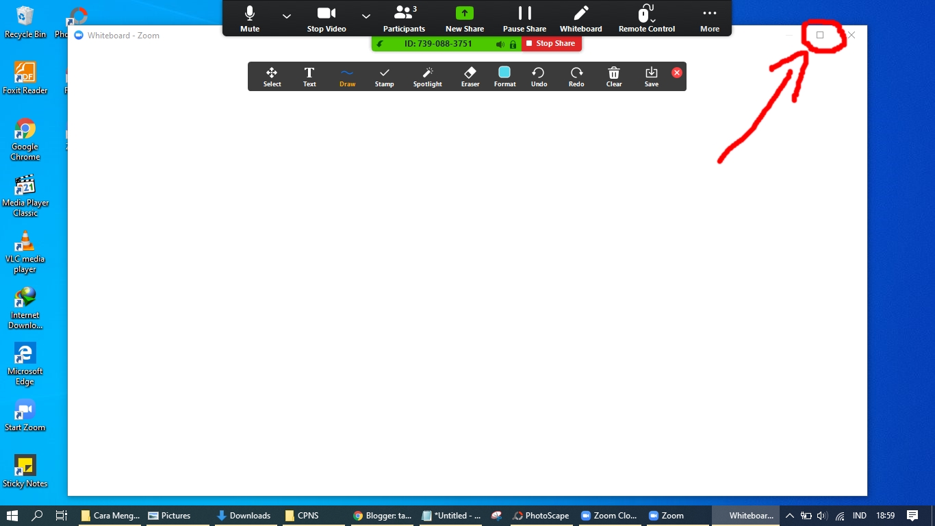Cara Menggunakan Fitur Aplikasi Zoom Untuk Peserta Meeting Room Di ...