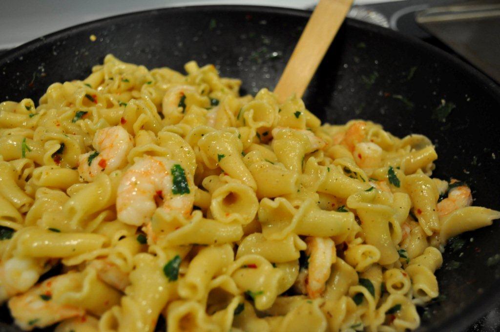 Cooking with Joanna: Shrimp Scampi Campanelle