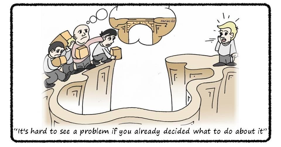 LEAN & SIX SIGMA & KAIZEN: Lean Cartoon: To see a problem