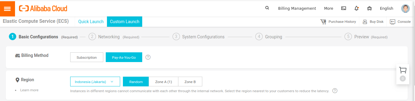 Cara Membuat VPS dengan Elastic Compute Service (ECS) di Alibaba Cloud