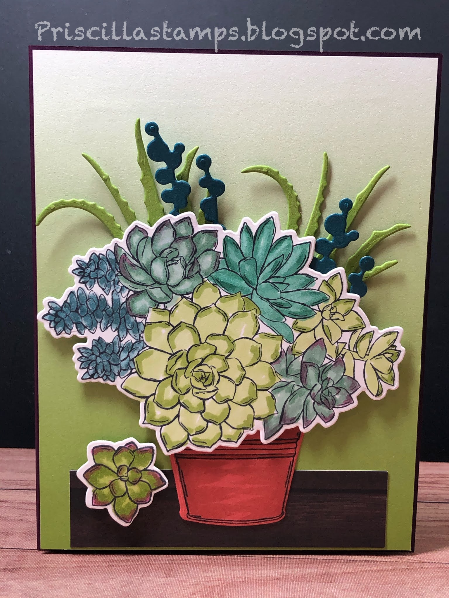 Priscilla's Papercrafts: Sneak Peek - Simply Succulents