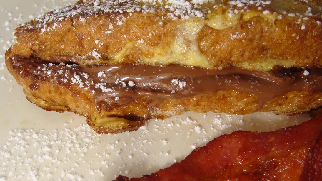 vive la vida: PAN FRANCES CON NUTELLA!!