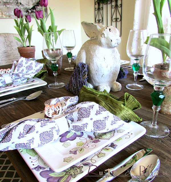 Pretty Spring Table Setting | Rustic & Refined