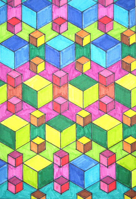 el rincón de senda: CONSTRUYENDO CUBOS