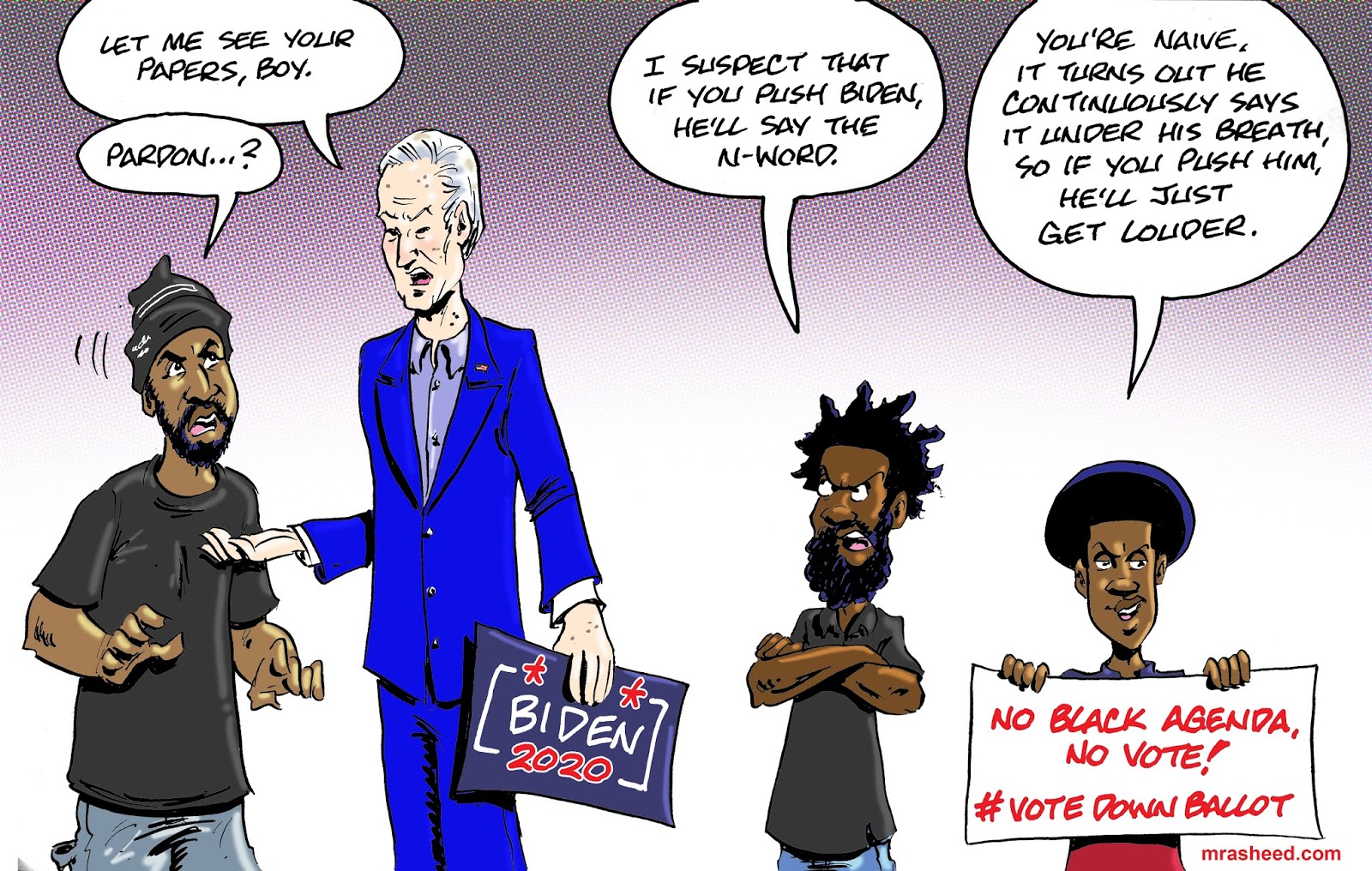 The Official Website of Cartoonist M. Rasheed: Always Racist The Official Website of Cartoonist M. Rasheed: Always Racist