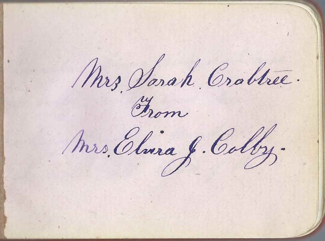 Heirlooms Reunited: 1879-1895 Autograph Album of Sarah Alexander (Colby ...