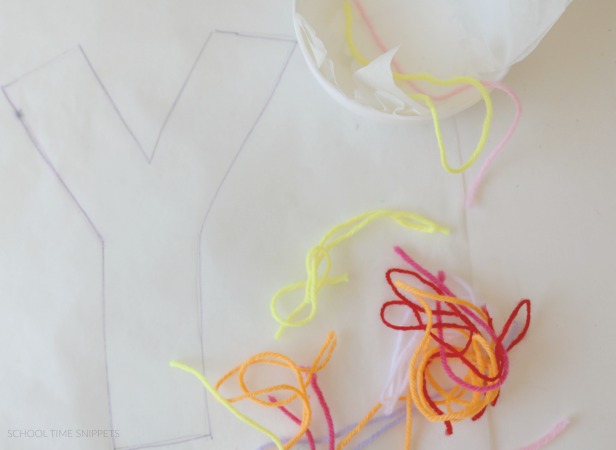 Letter Y Craft | School Time Snippets
