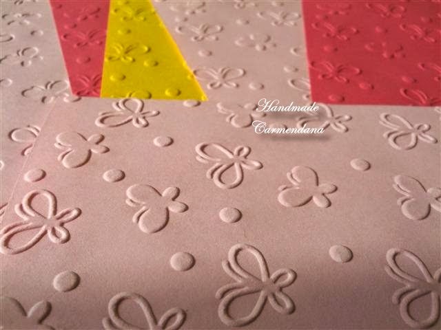 Felicitari handmade (realizate manual): Carton embosat