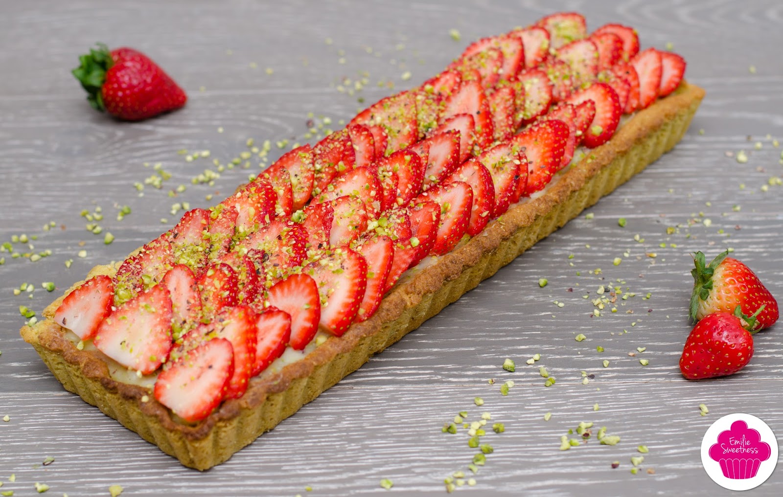 Emilie Sweetness: Tarte aux fraises et à la pistache