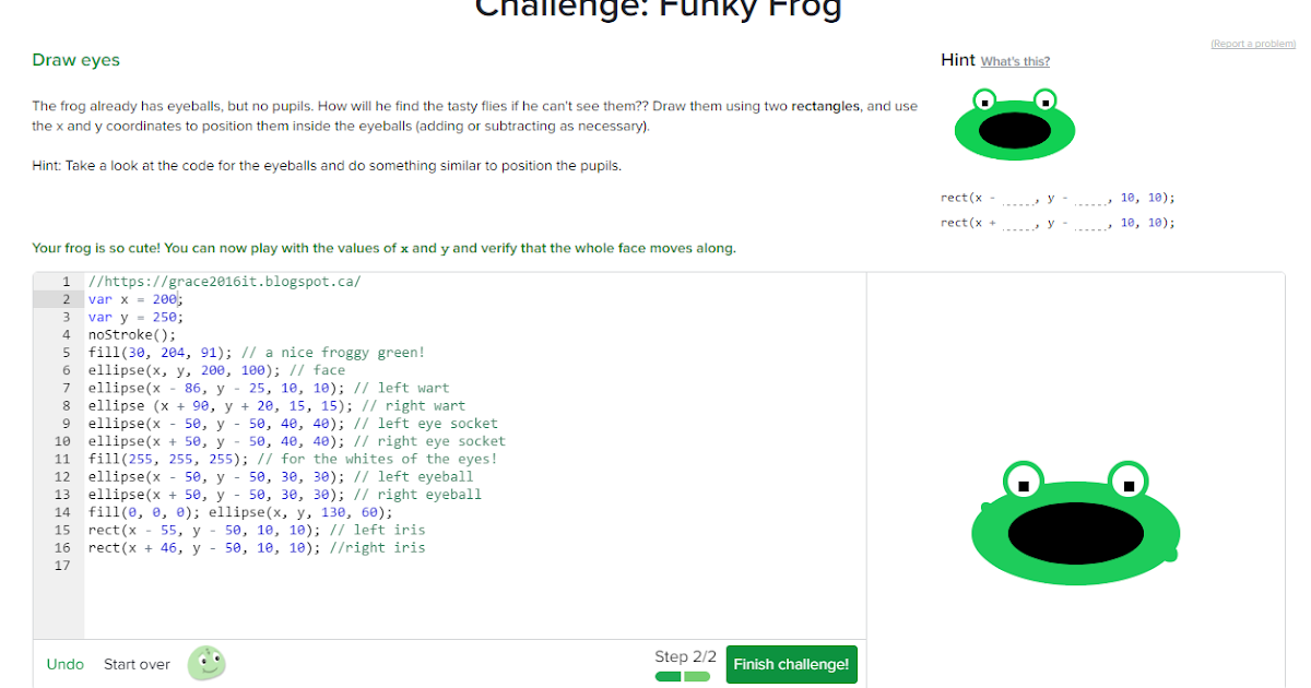 Grace's Info Tech 9 Blog For Class: Challenge: Funky Frog Grace's Info Tech 9 Blog For Class: Challenge: Funky Frog