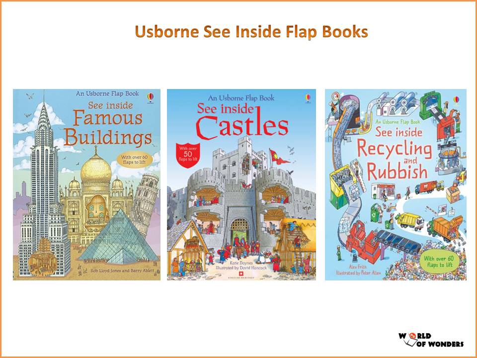 World of Wonders: Usborne See Inside Flap Books (21 Titles)