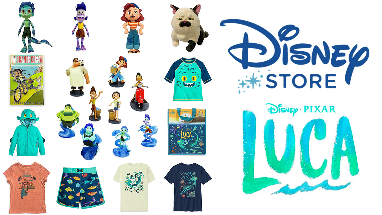 Dan the Pixar Fan: Disney·Pixar Luca Merch NOW AVAILABLE on ShopDisney!