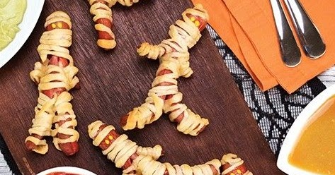 Hot Dog Mummies - heavenly Recipes