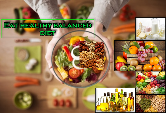 Eat healthy balanced diet - Ocean Of Health Tips