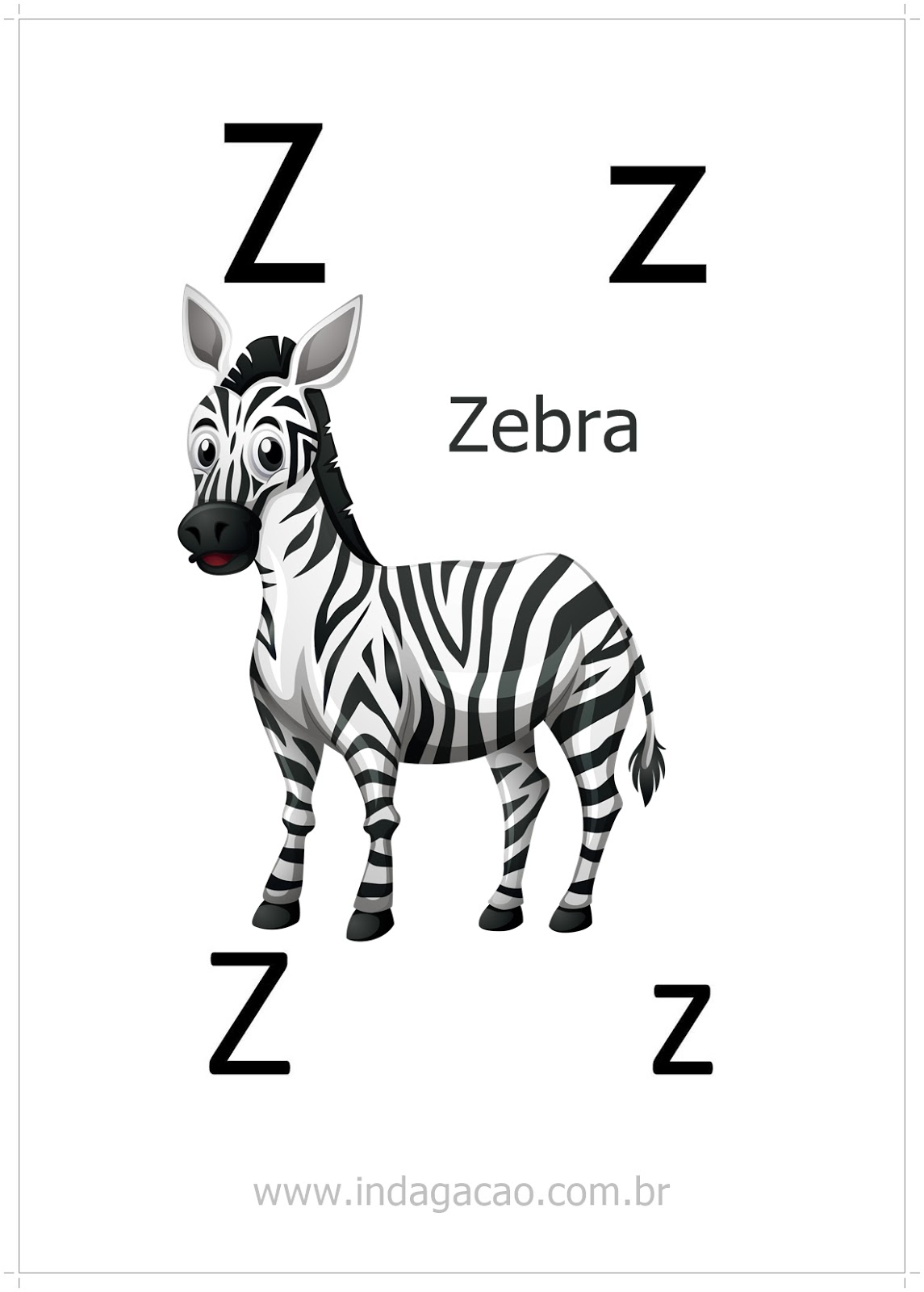 Nomes De Animais Com A Letra Z - LIBRAIN