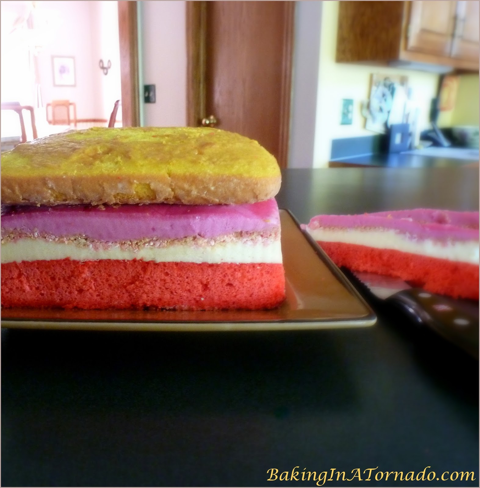 Baking in a Tornado: Lemon Raspberry Ice Cream Cake: Happiness Happens ...