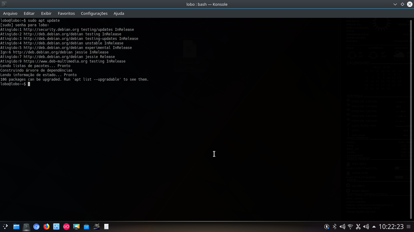 Editar sources.list no Debian e Ubuntu