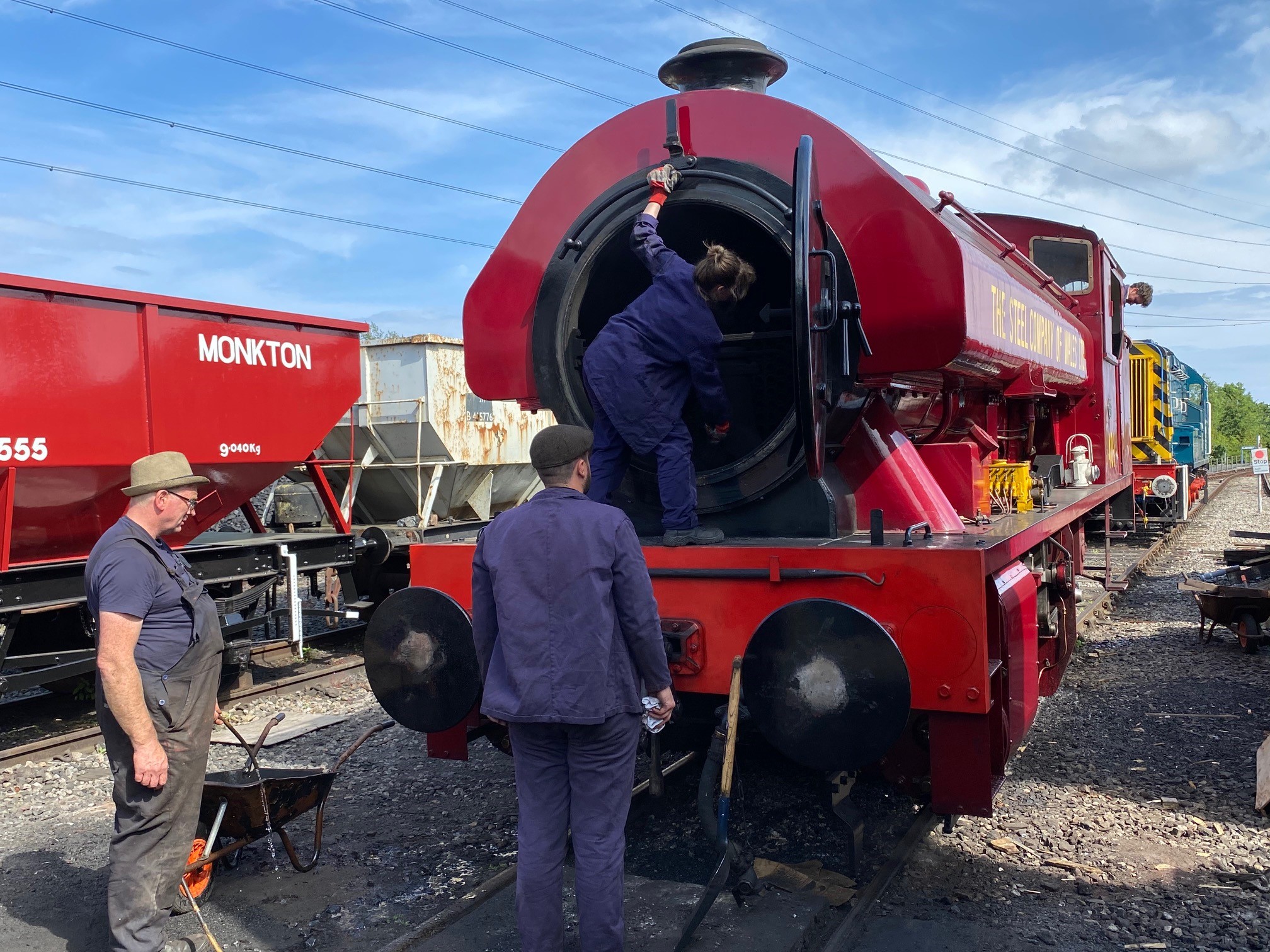 North Tyneside Steam Railway: Freight Guard training