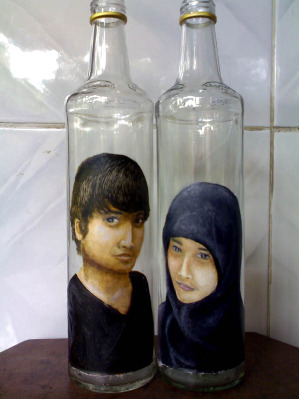 Manfaatkan Botol Kaca Bekas Dirumah Anda Dengan Ide Kreatif ini ...