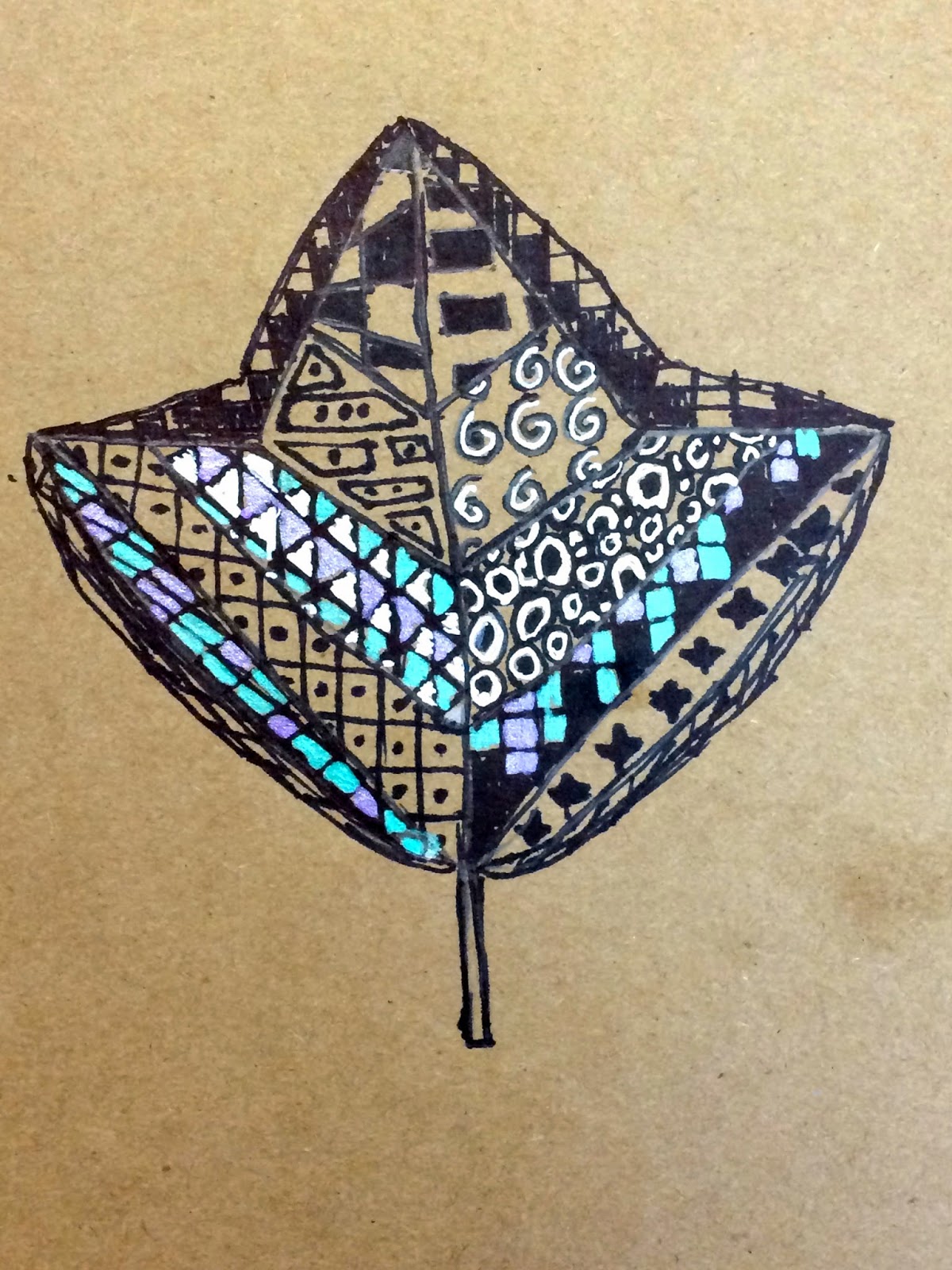 Artsy Miss Hatch: Two Pins, One Lesson. Fourth Grade Zentangles.