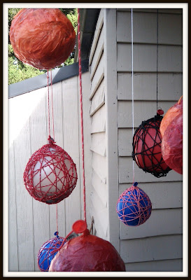 Double Treble Craft Adventures: String Ball Halloween Ornament D.I.Y.