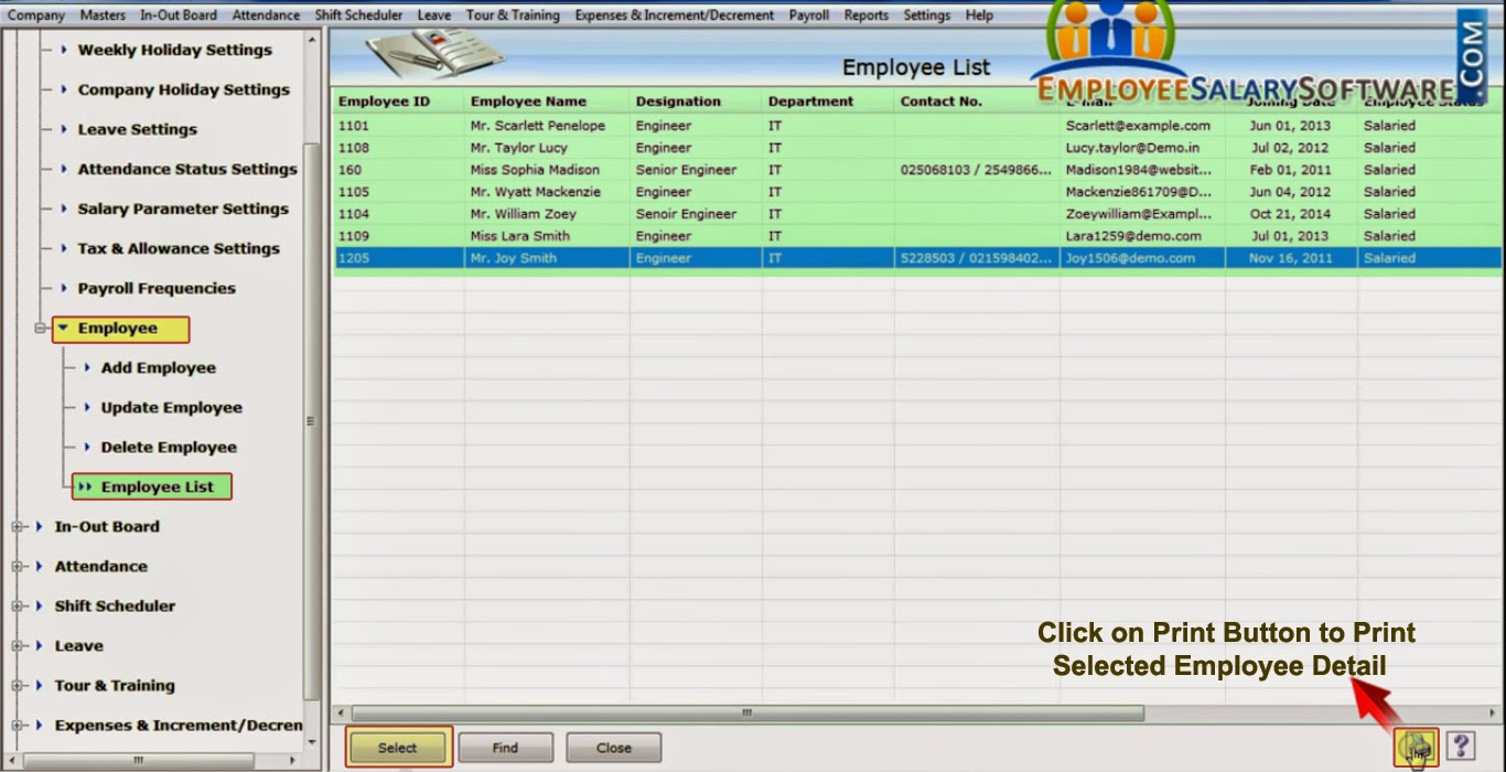 DRPU Employee Planner Software: How to Update and Modify Existing ...