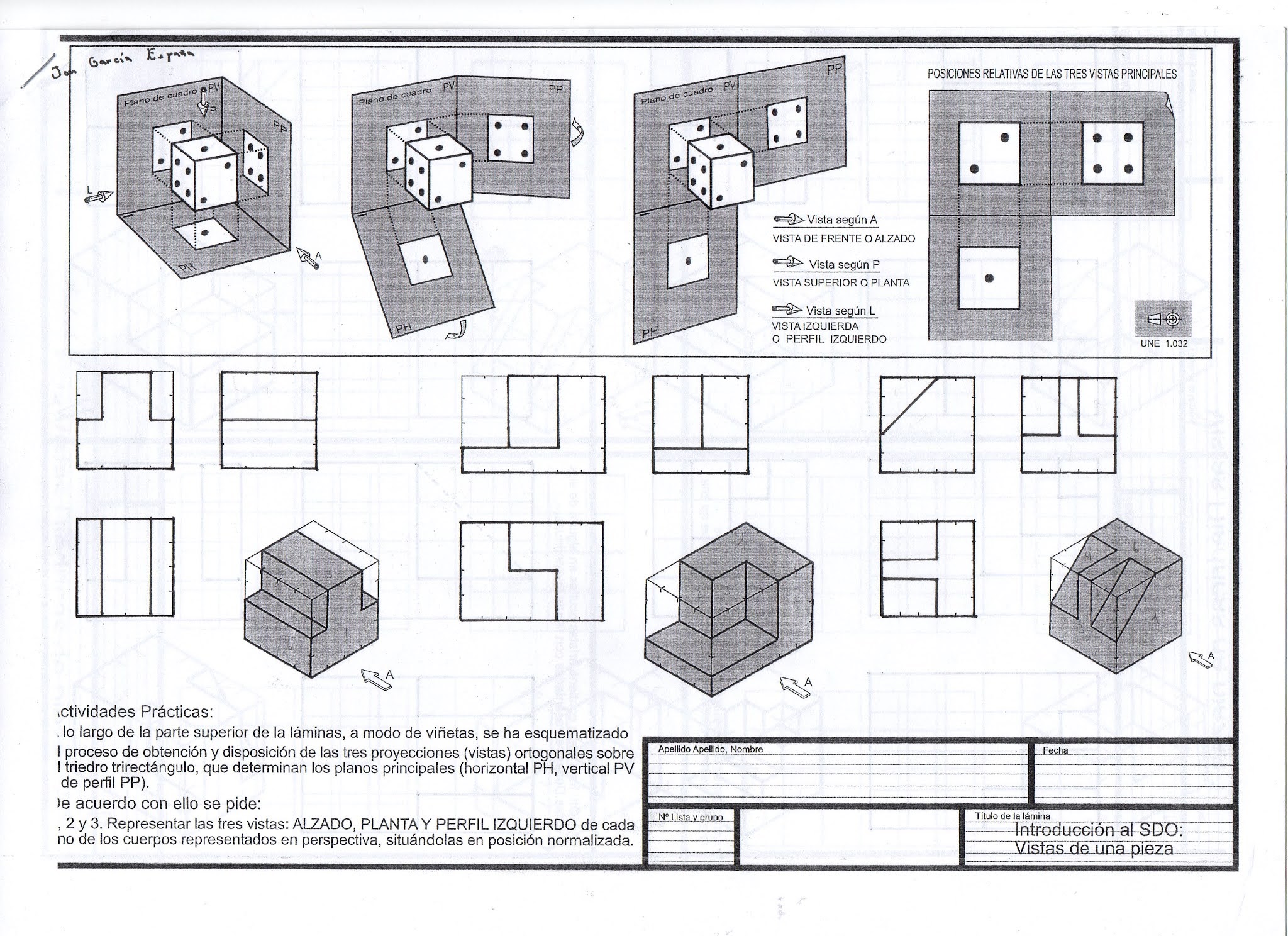 LA INSPIRACIÓN EXISTE: SOLUCIONES Sistemas de representación. Vistas en ...