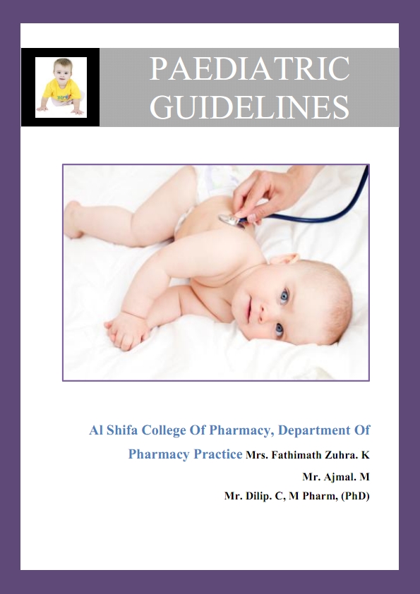 clinpharm India.blog: Paediatric Guidelines