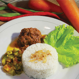 Nasi Rendang | Pawon Solo Ny.Inge