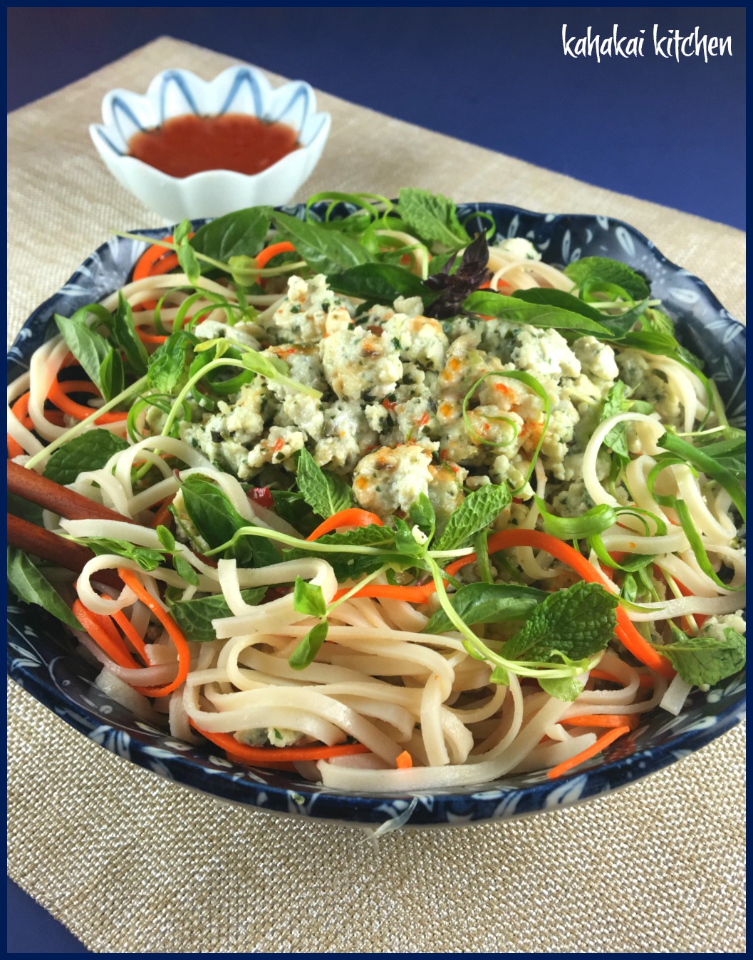 Kahakai Kitchen: Lemongrass Fish Larb Noodles with Chilli Dressing ...