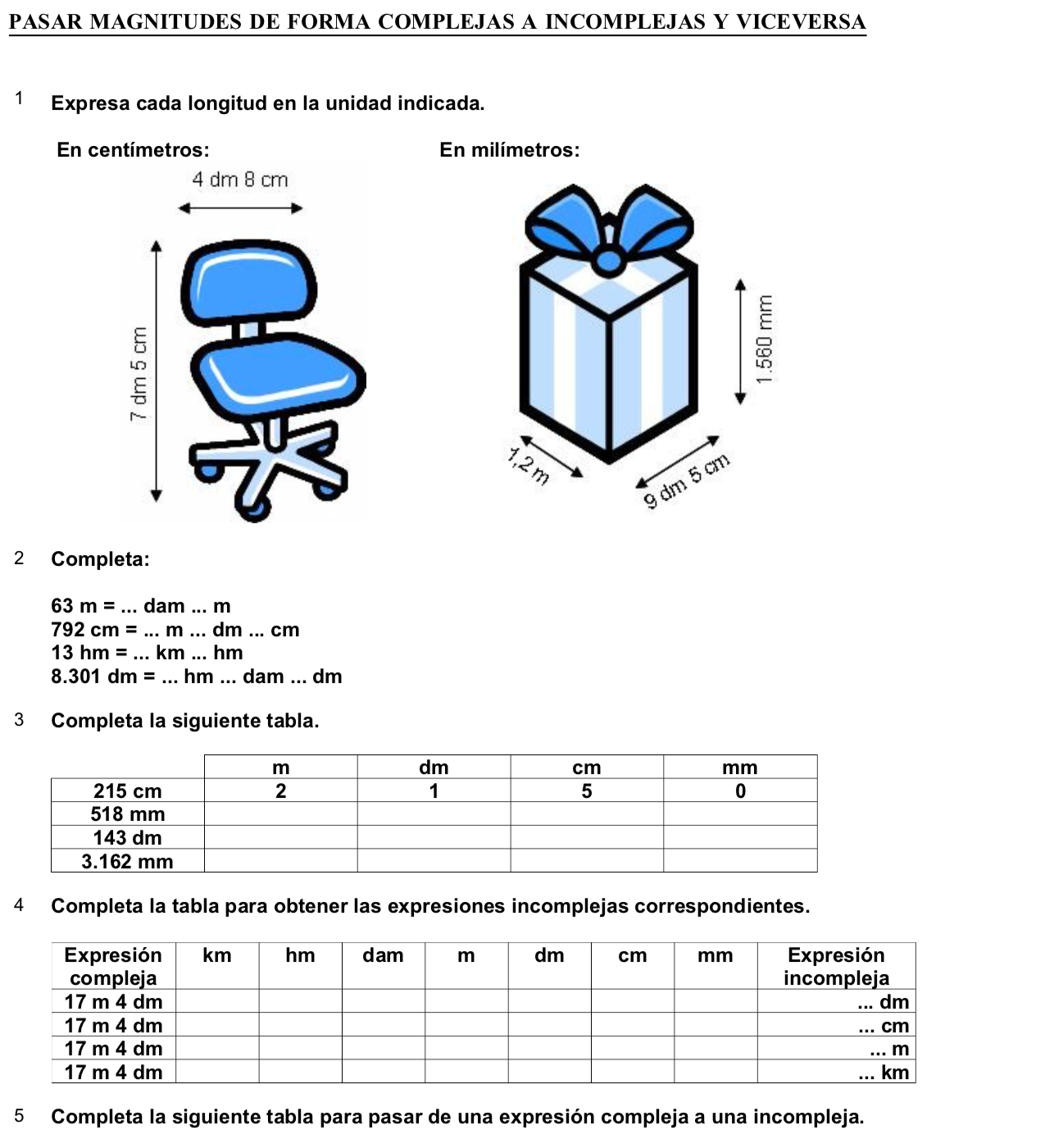 Formas compleja e incompleja - Maestro Quini