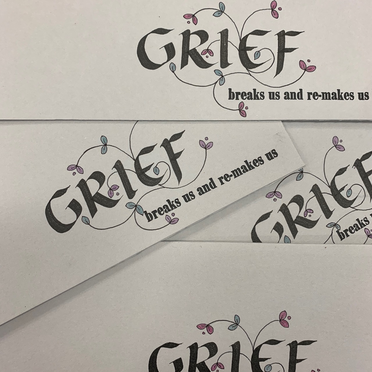 Paper Ponderings: Grief cards