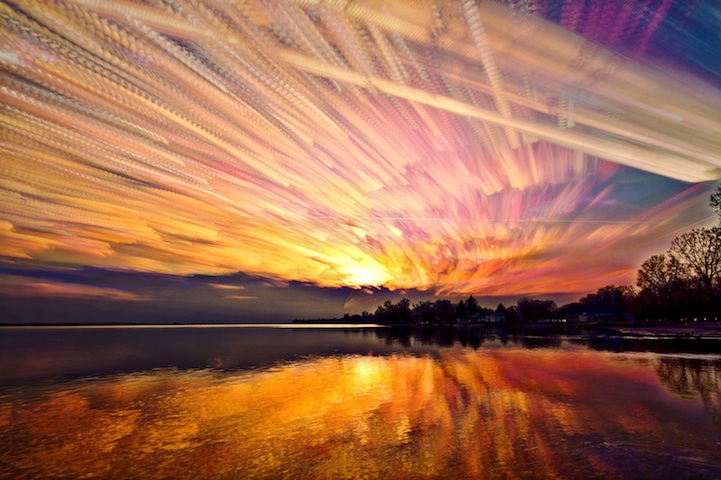 Los colores del cielo como nunca los verás