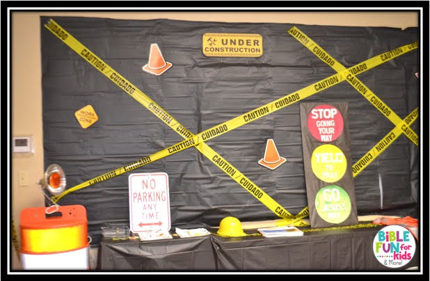 VBS Under Construction Decorating Part 4 | Bible Fun For Kids
