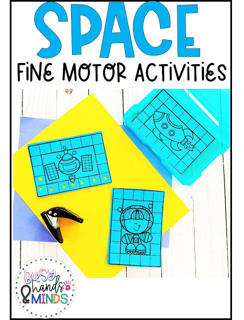 Space Fine Motor Activities for Preschool | Busy Hands and Minds