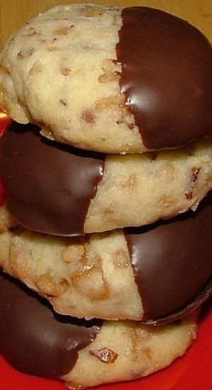 Toffee Pecan Shortbread Cookies - Healthy Cooking Tips In Home