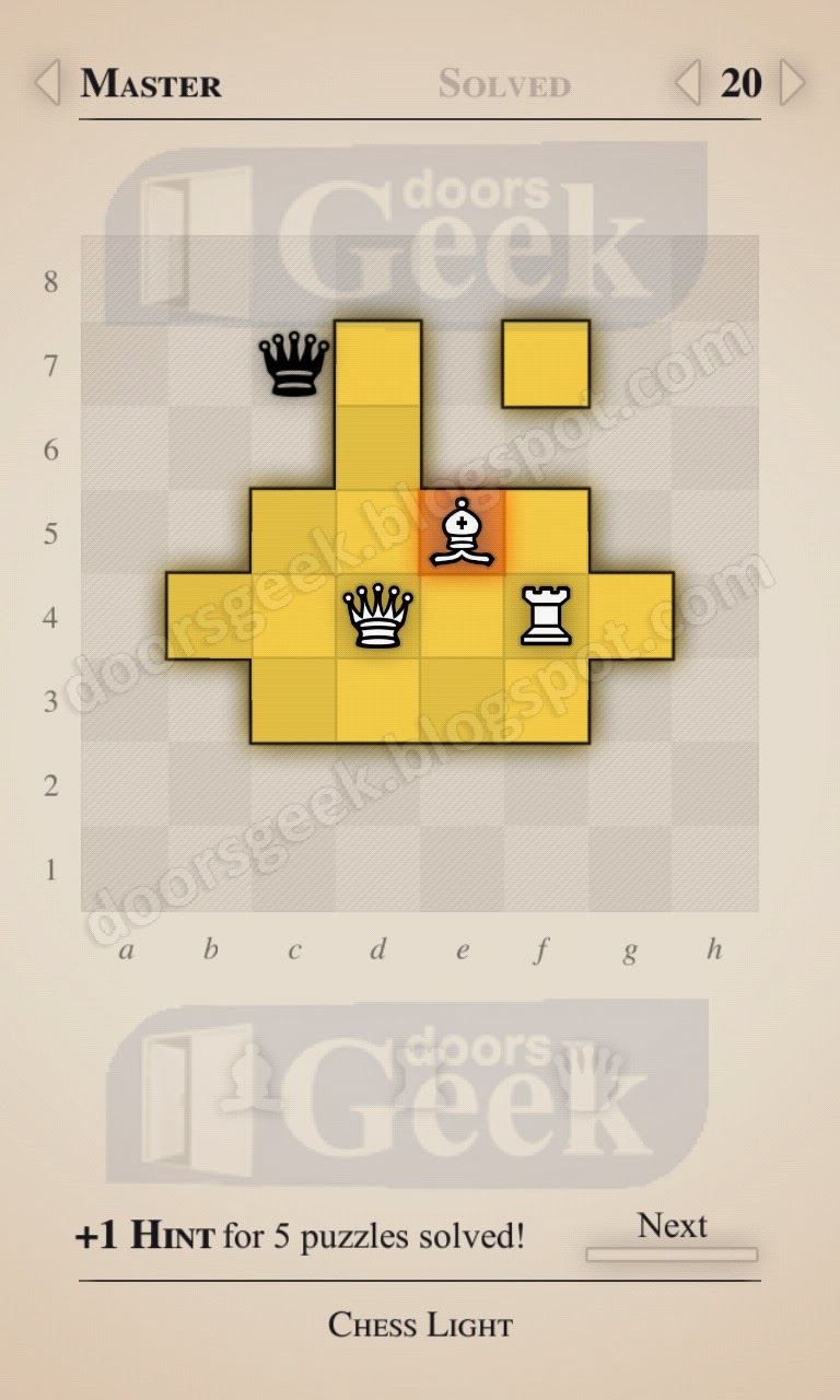 Chess Light [Master] Level 20 ~ Doors Geek