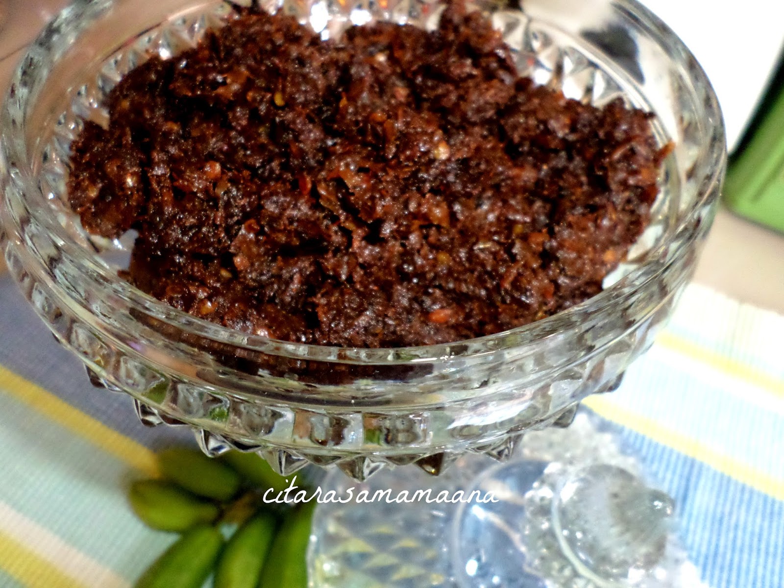 .: SAMBAL HITAM PAHANG.......pembuka selera