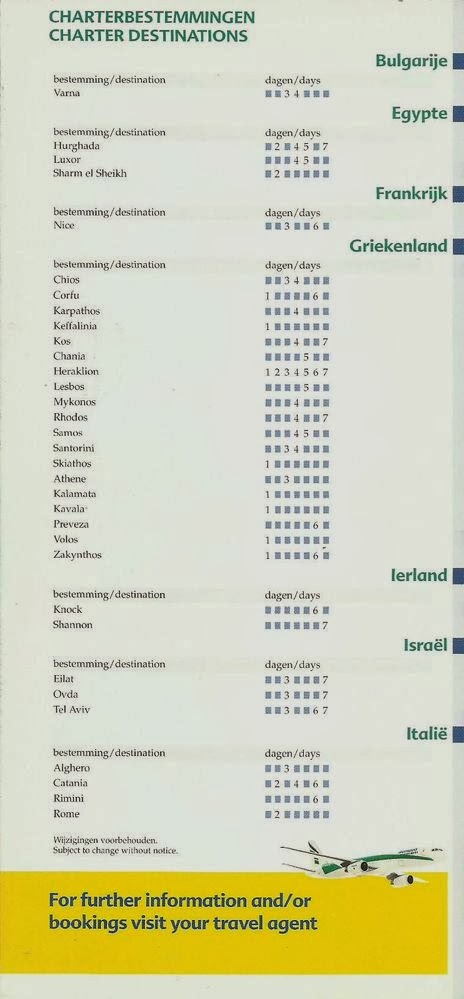 Airline memorabilia: Transavia / Basiq Air (2001)