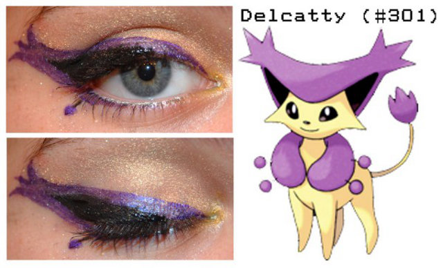 PACROID: Pokemon Eyeshadow Designs