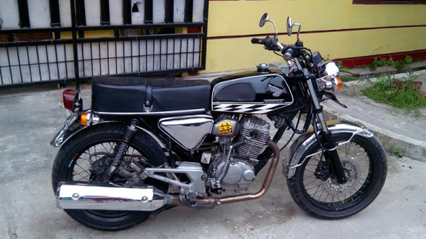 Foto modifikasi cb twin 125 glatik racing klasik monster dream untuk ...