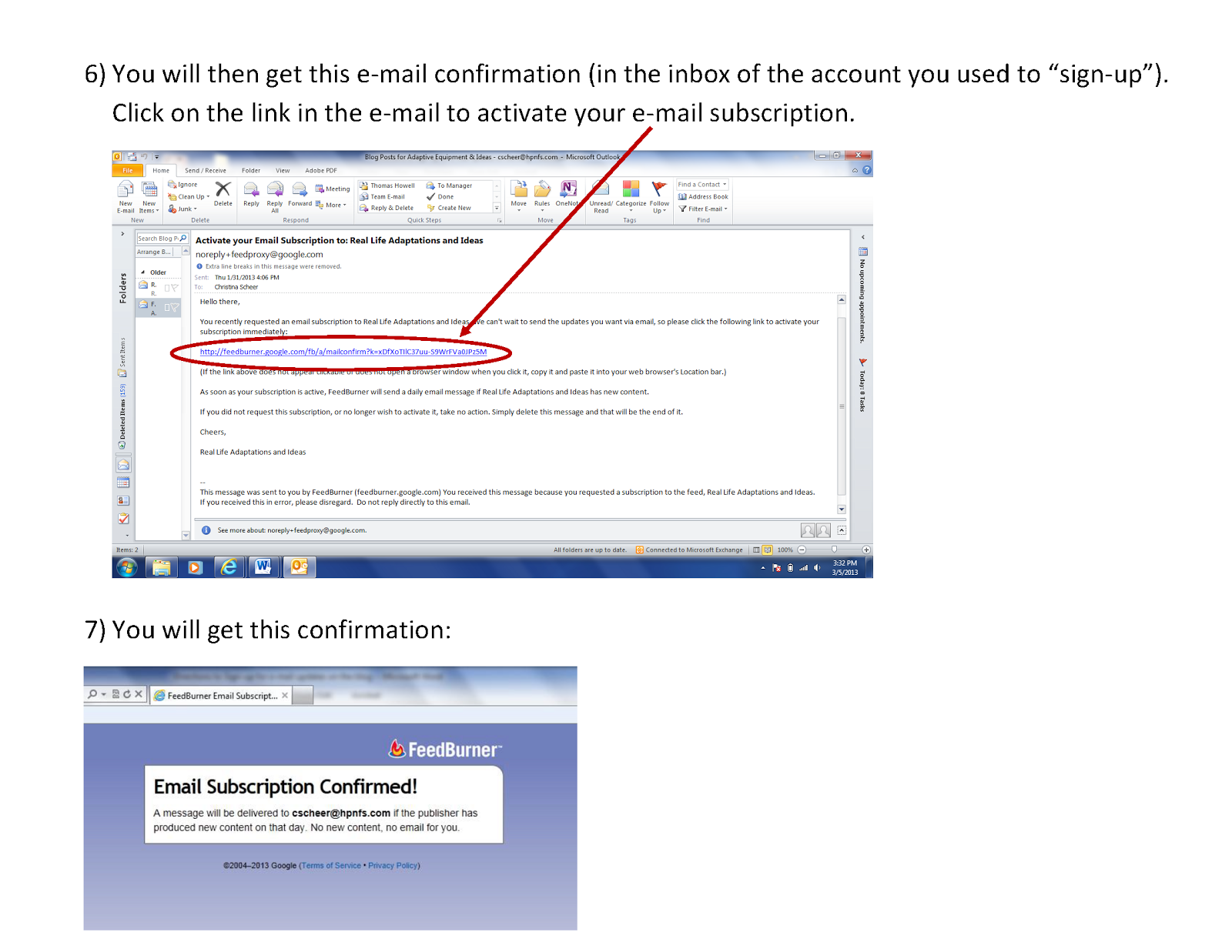 Real Life Adaptations and Ideas: How to Sign Up for E-mail Updates...