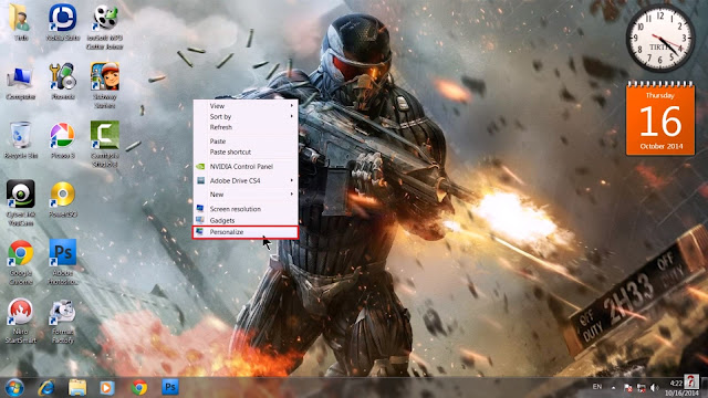 How To Change Desktop Wallpaper in Windows-7 ~ TechTutorial