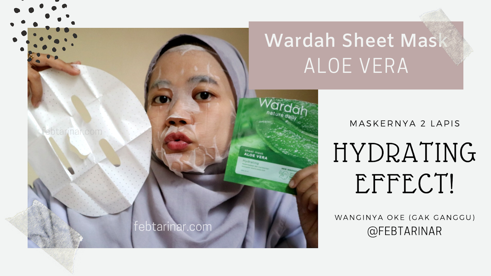 [Review] : Nyobain 5 Sheet Mask Wardah Terbaru. Masker Lokal dengan ...