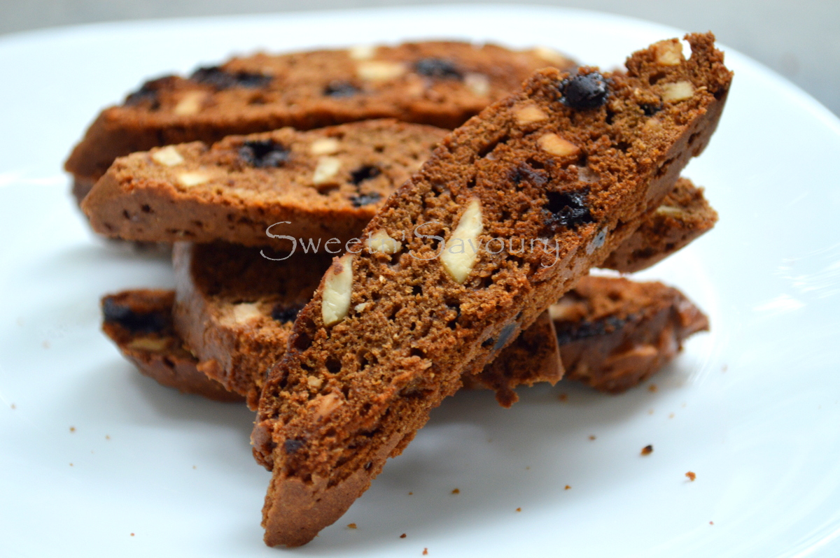 Sweet 'n' Savoury: Choco-Cappuccino Biscotti with Roasted Almonds