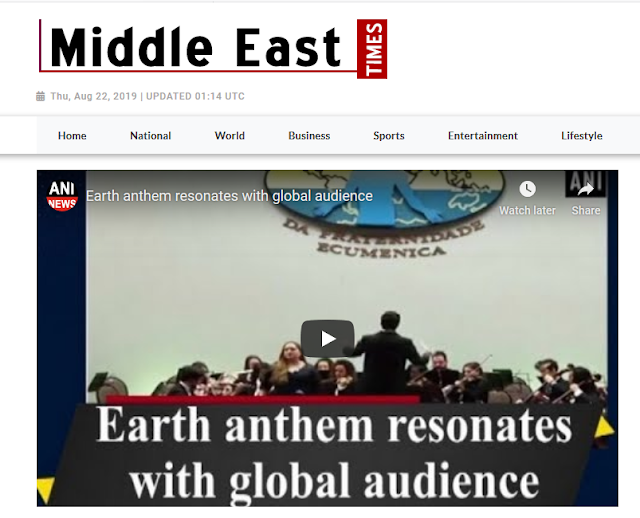 Earth Anthem: Earth Anthem was performed in Brasilia