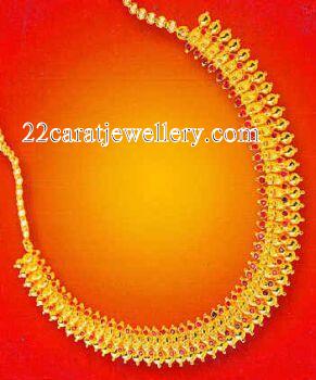 Gold Laxmi Rupu Kasu Mala (Kasu Maalai) Gallery 2 - Jewellery Designs