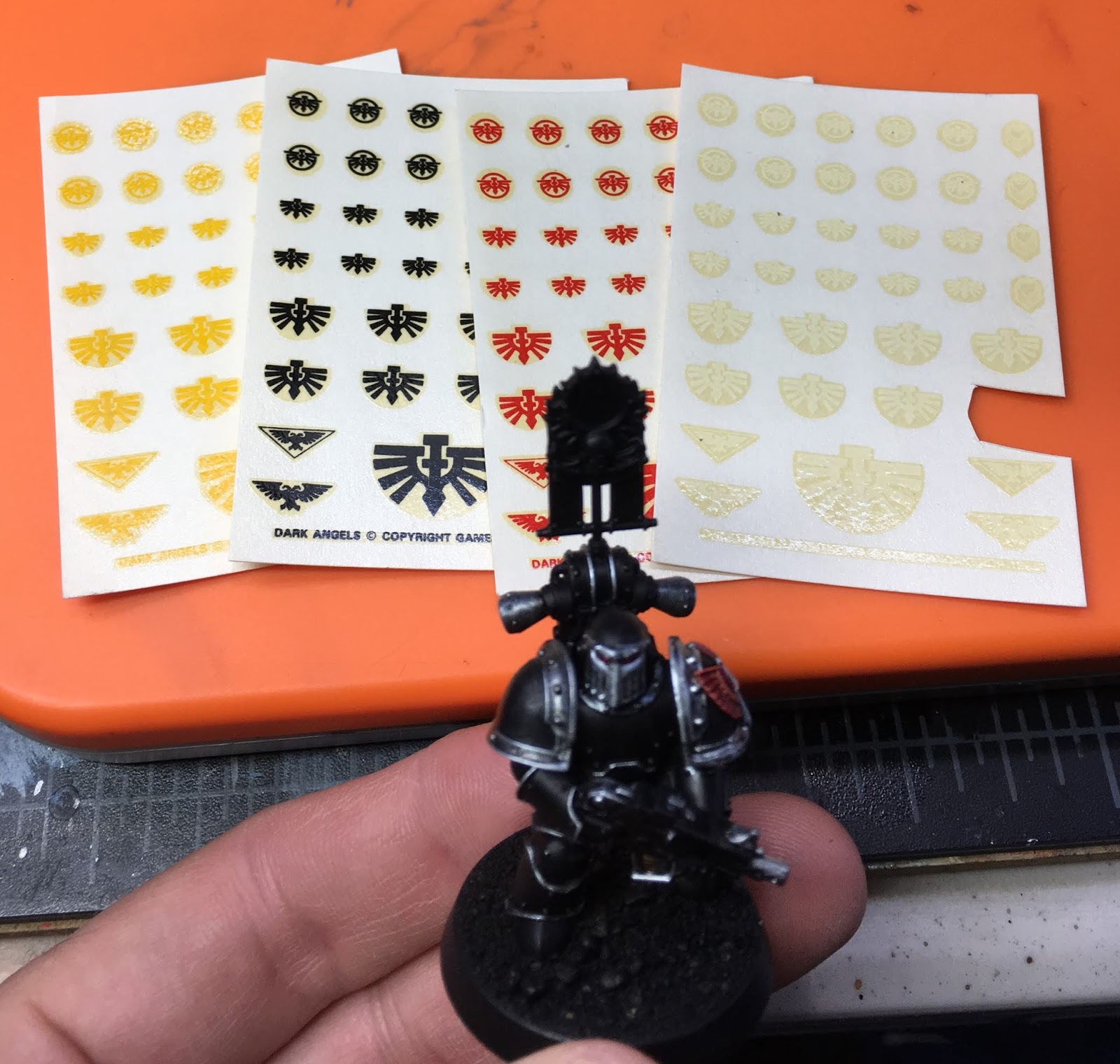 262nd Death Korps of Krieg: WIP: Heresy Era Dark Angels Tactical Squad ...